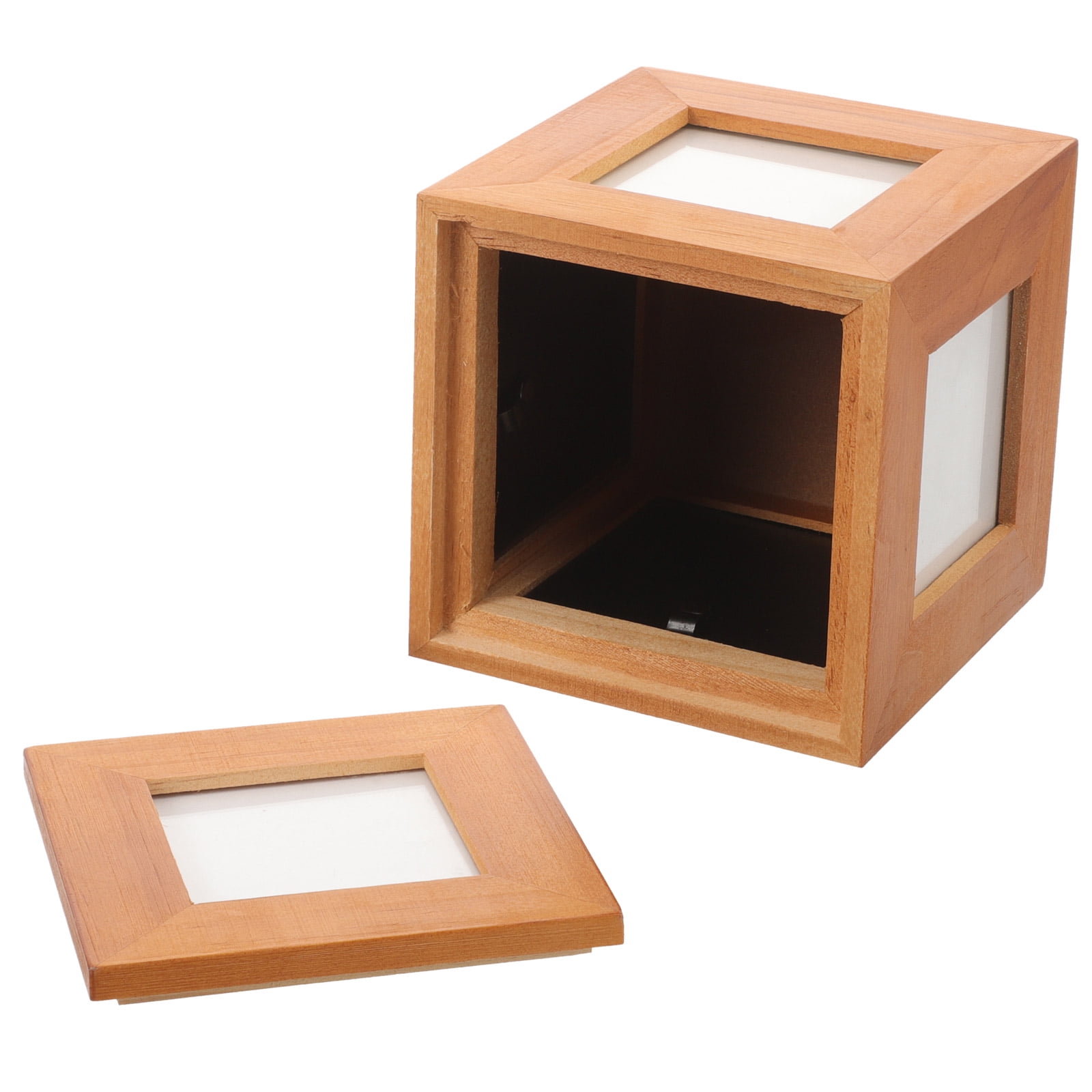 Picture Frames Organizer Box Gifts for Household Office Square Cube ...