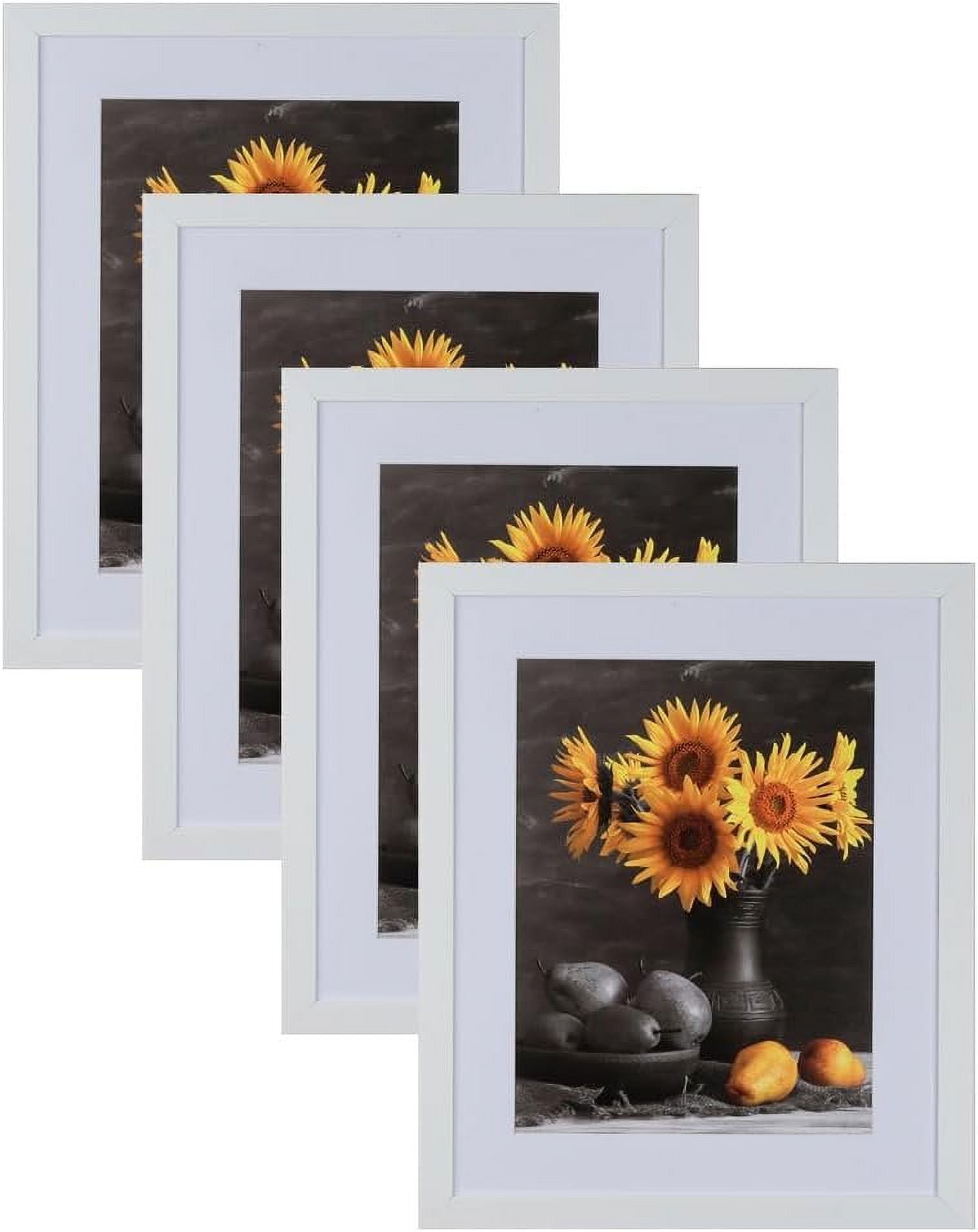 Picture Frames Set of 4. 1-1/8" Polystyrene Modern White 20x26 ...