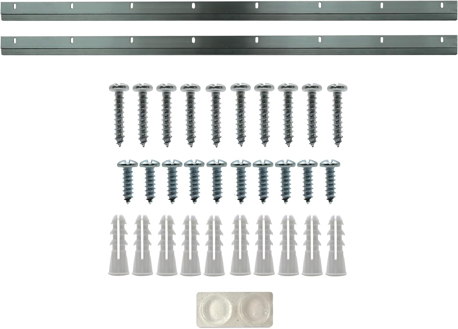 Picture Hang Solutions 250-lb Capacity 30-inch Z-Bar Aluminum Cleat ...