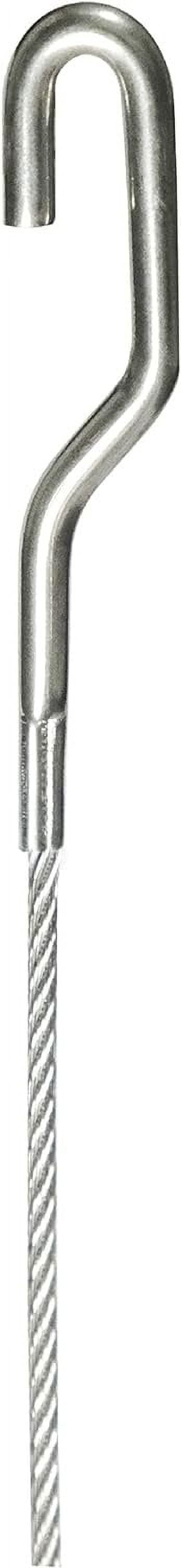 Picture Hang Solutions - 28-lb Capacity Steel Cord with Large Hook - 72 ...