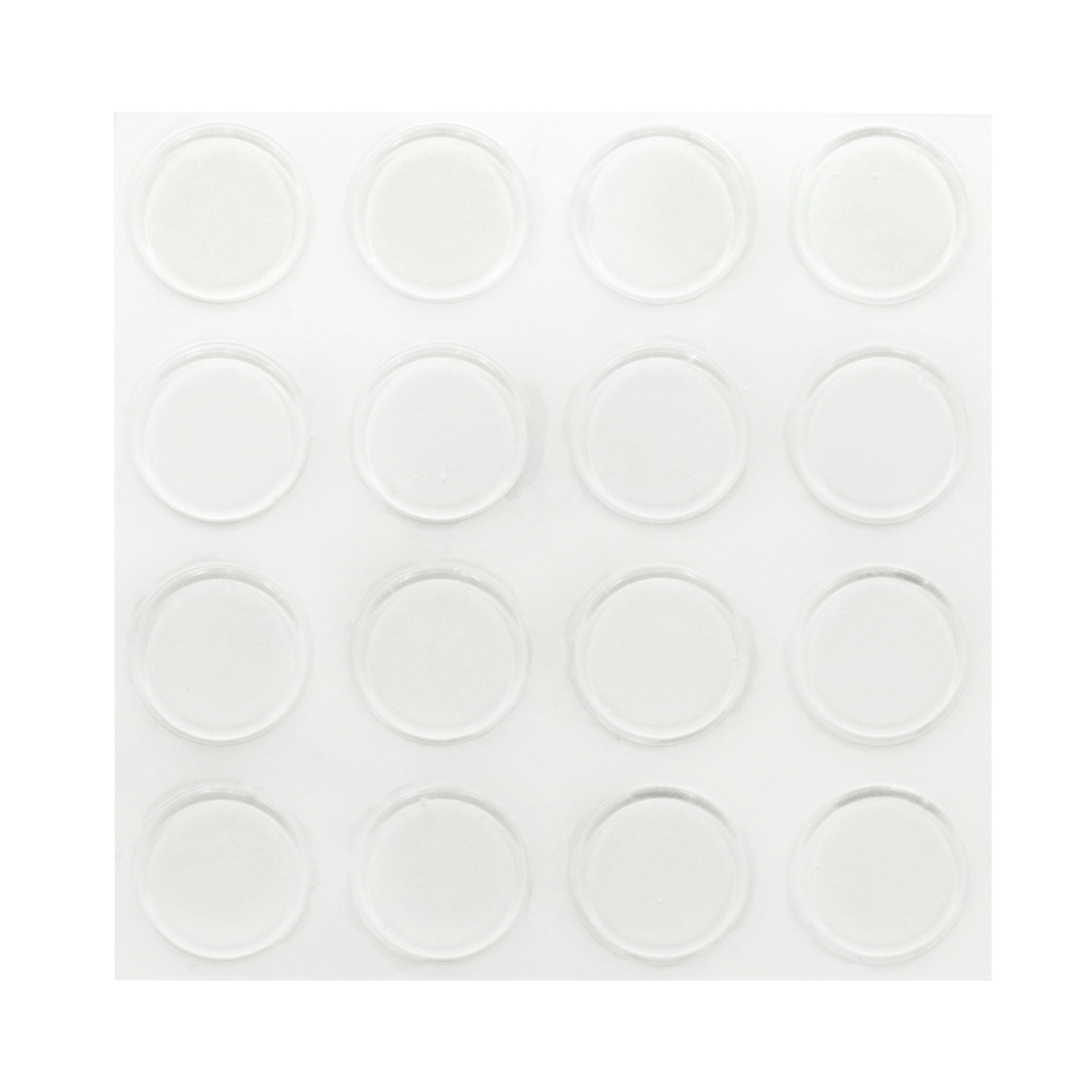 Picture Hang Solutions - Clear Bumper Pads - 1.23-inch Round Rubber ...