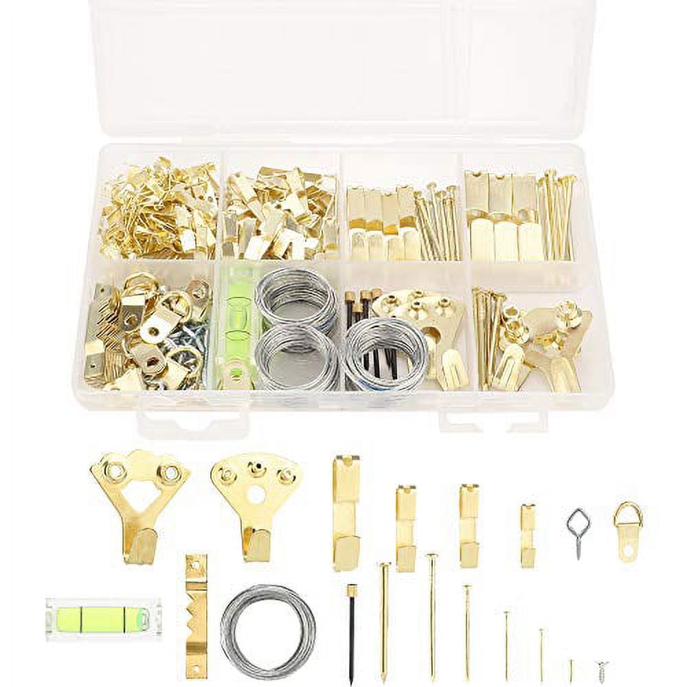 Picture Hangers, Coologin 246 Pieces Professional Picture Hanging Kit ...