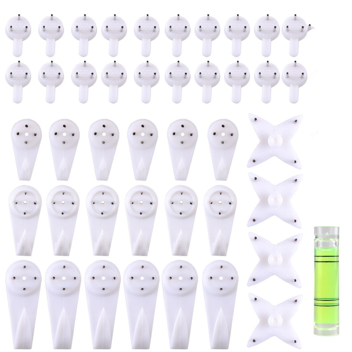 Picture Hangers for Hardwall 20LB Maximum Load Hanging Photo Frames ...