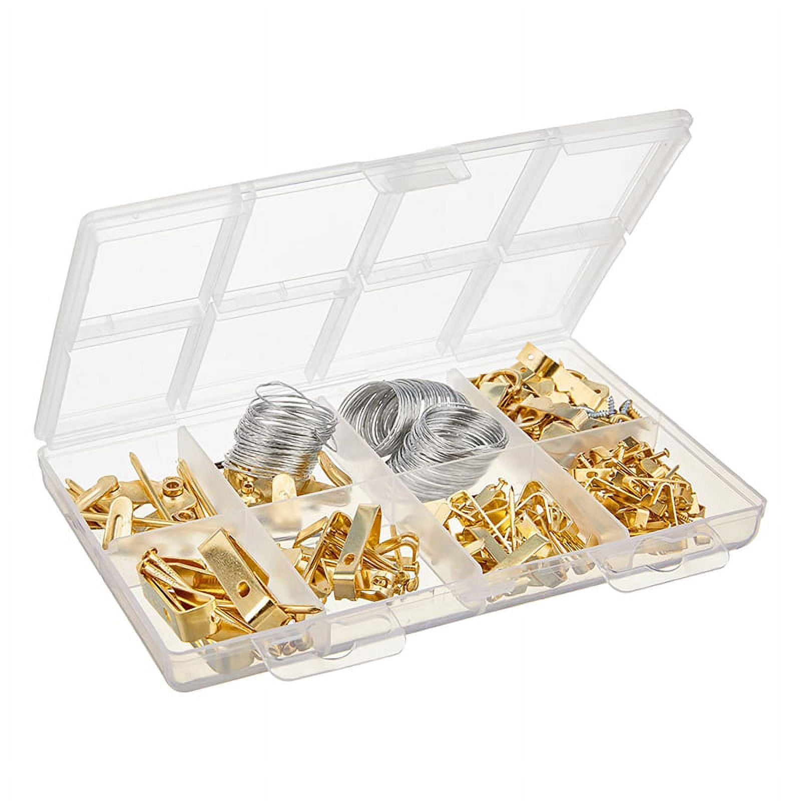 Picture Hanging Kit, Heavy Duty Wire 220-Piece for Photo Mirror Frame ...