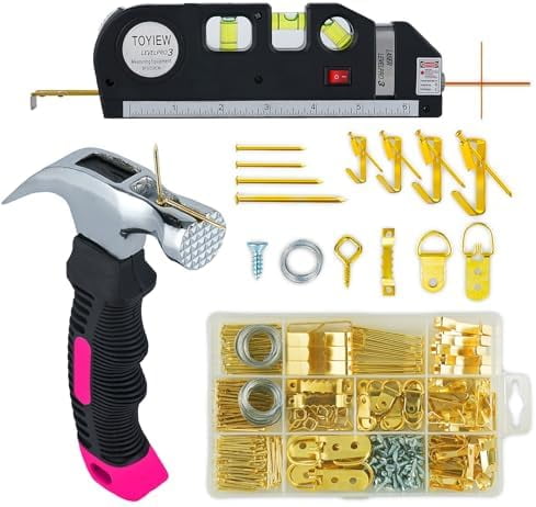 Picture Hanging Kit Tool, 352pcs Hanging Hardware with Heavy Duty Frame ...