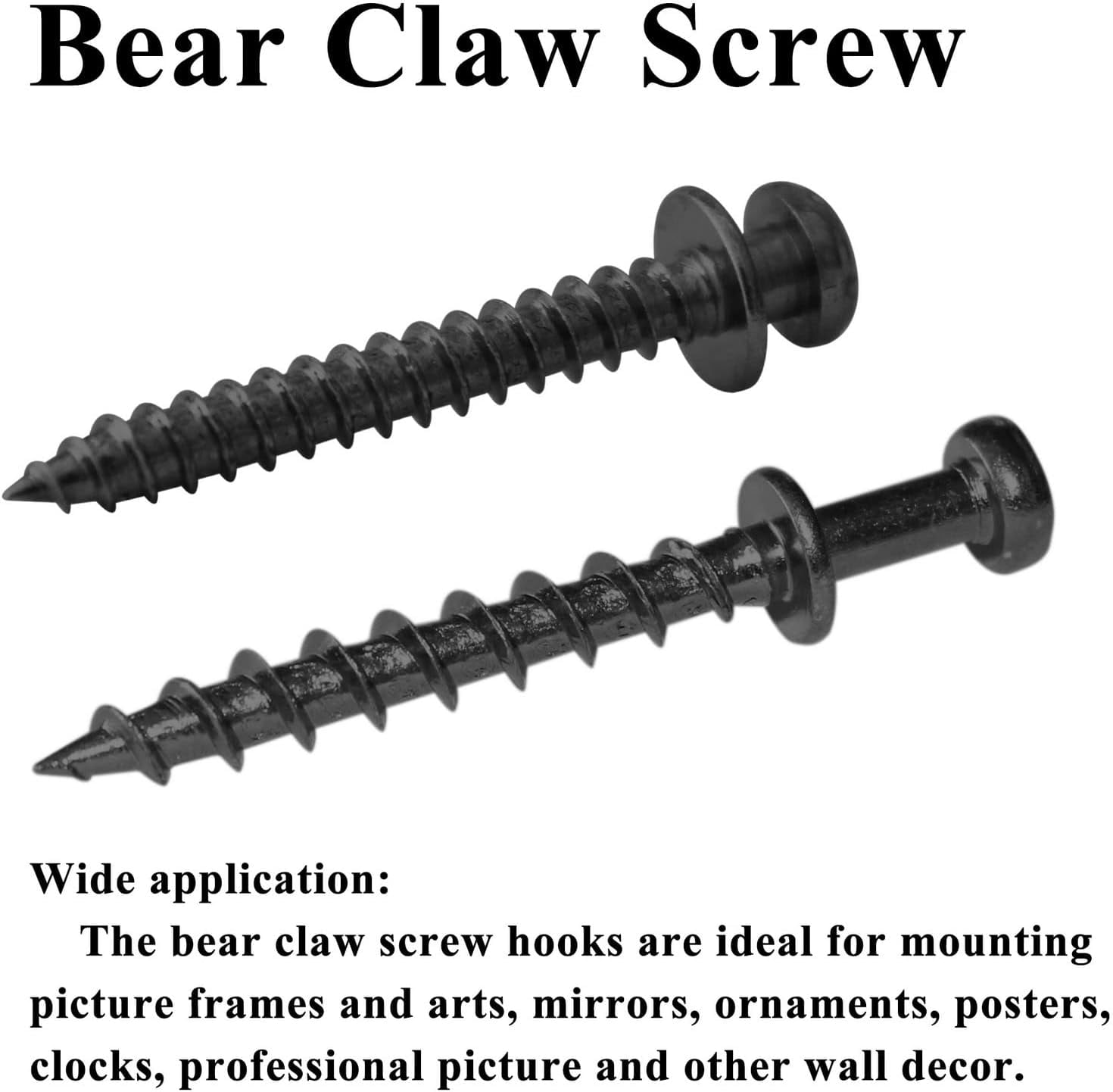 Picture Hanging Screws, Double-Headed Bear Claw Screw, 4In1 Hooks For ...