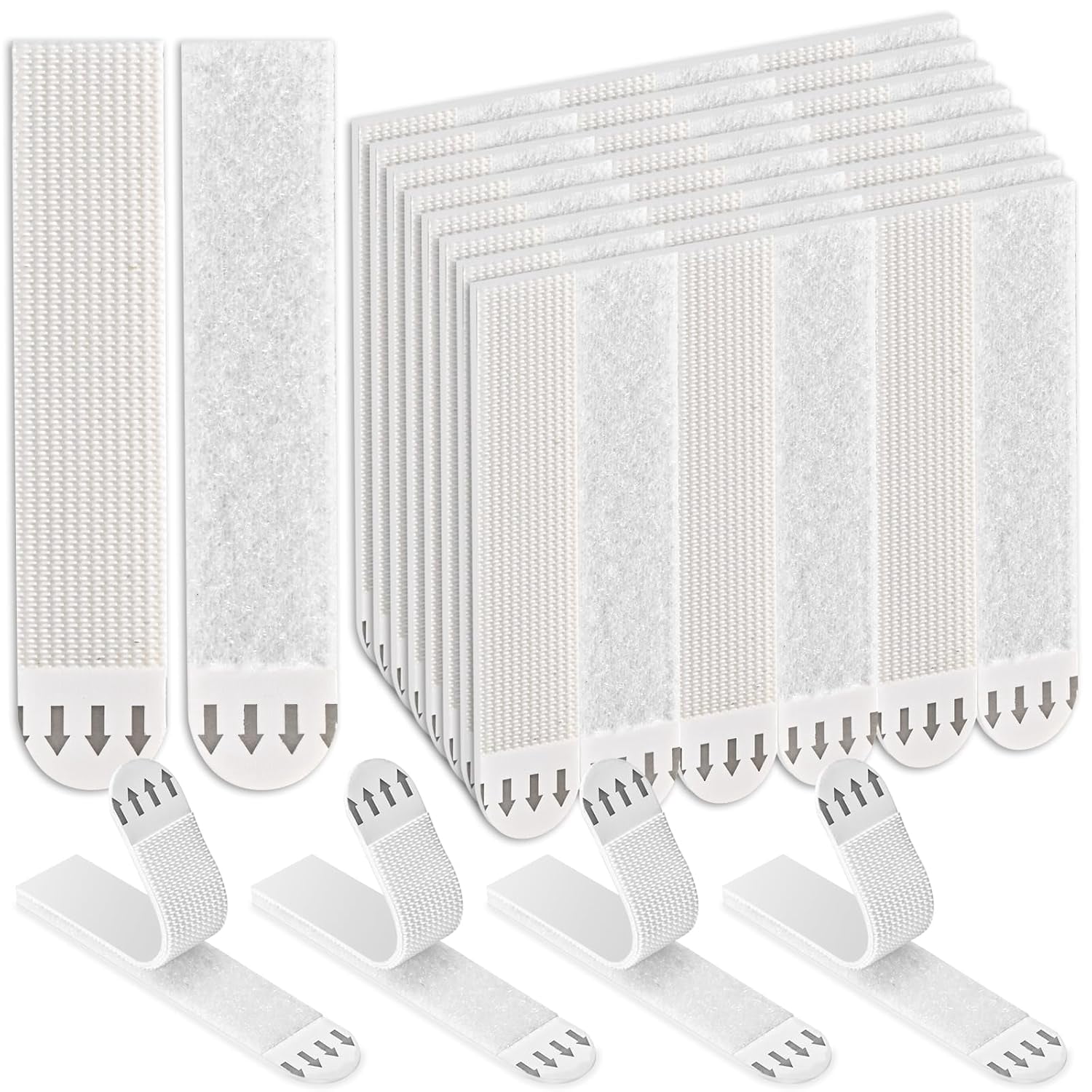 Picture Hanging Strips, 24 Pairs (48 Strips) Heavy Duty Sticky Picture ...
