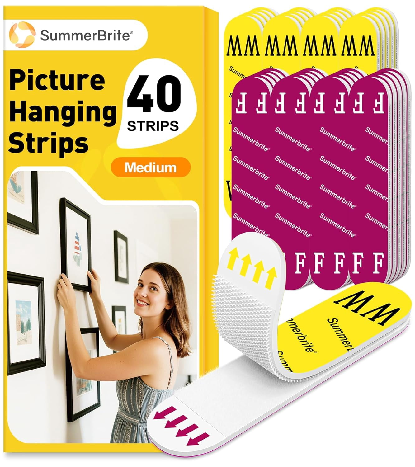 Picture Hanging Strips Heavy Duty, Damage Free Picture Hangers for ...
