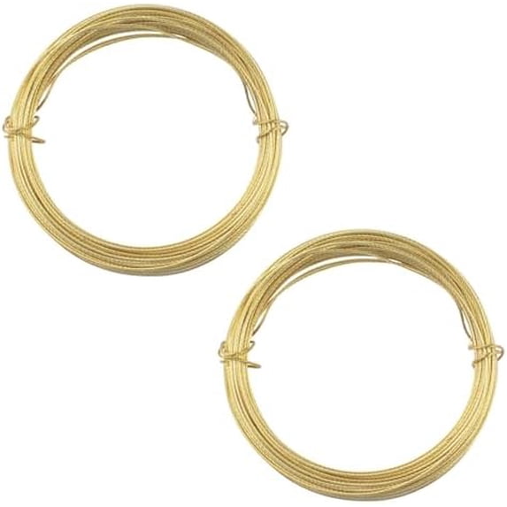 Picture Hanging Wire Only 2 Roll 10m/32.8Ft Brass Hanger Wires Heavy ...