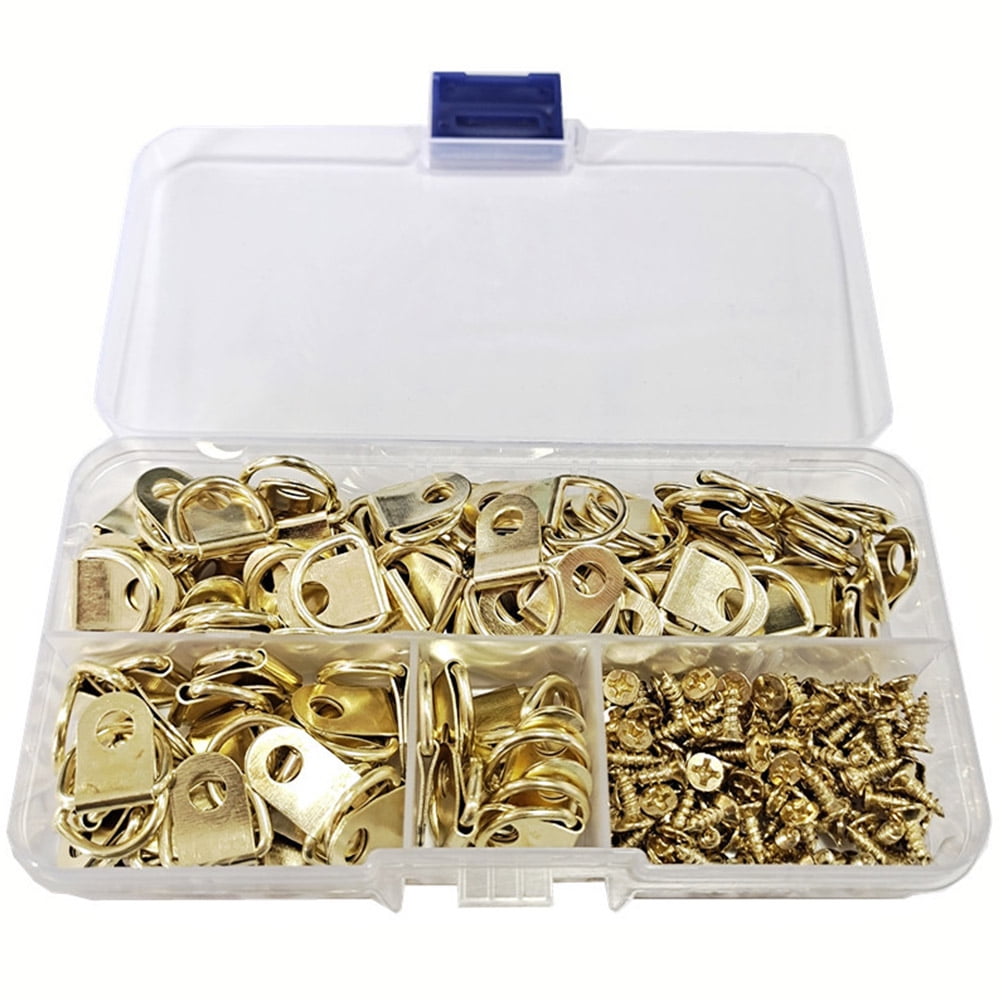Picture Hooks for Hanging Half Circle Photo Frame Ring Metal Hangers ...