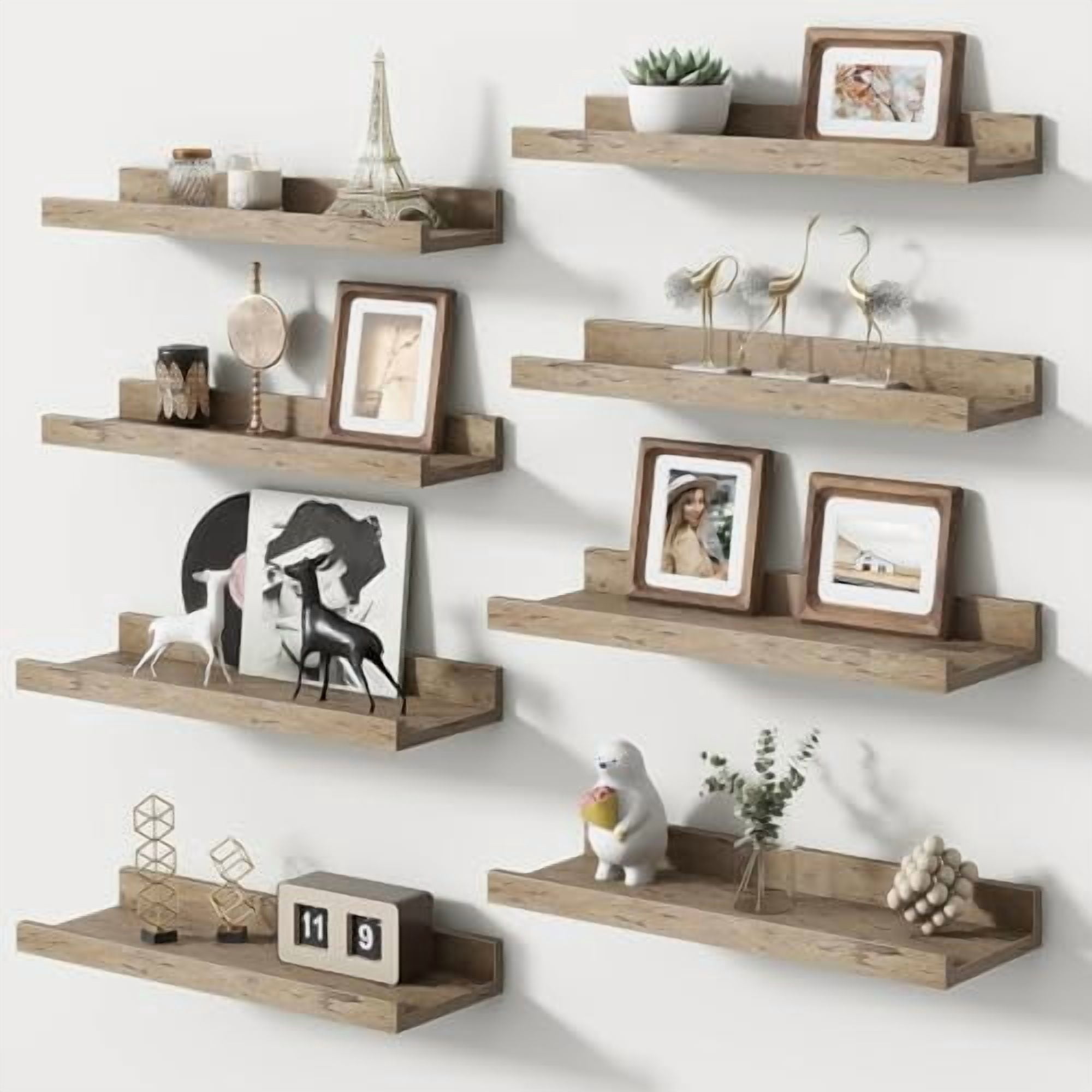 Picture Ledge Shelf, Floating Shelves Set of 2, 36 Inches Long Large ...