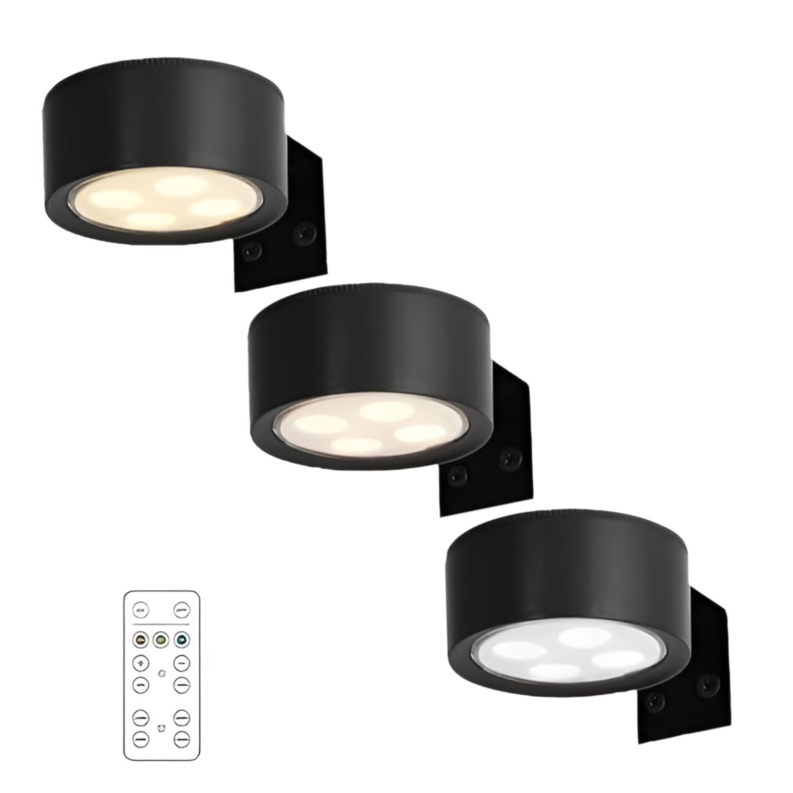 Picture Lights for Wall,2000mAh Rechargeable Battery Magnetic Poster ...