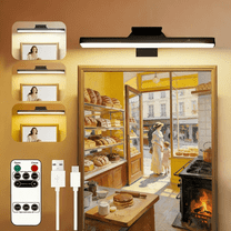 HIBIBUD Picture Lights for Wall with 3 Color Temps&Remote,Battery ...