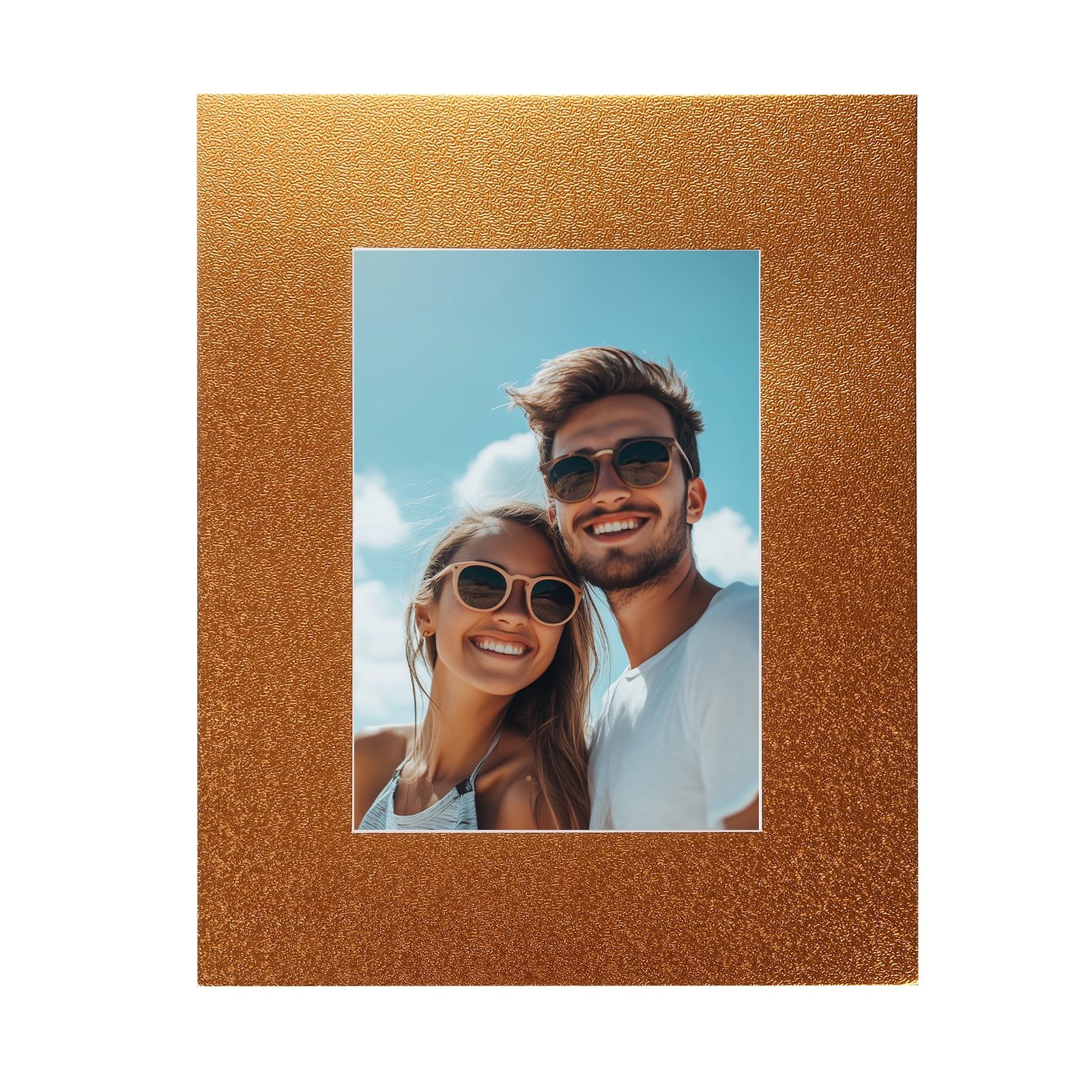 Uxcell 1 Sets Picture Mat 8"x10" Bevel Cut Frame Mattes with Backing ...