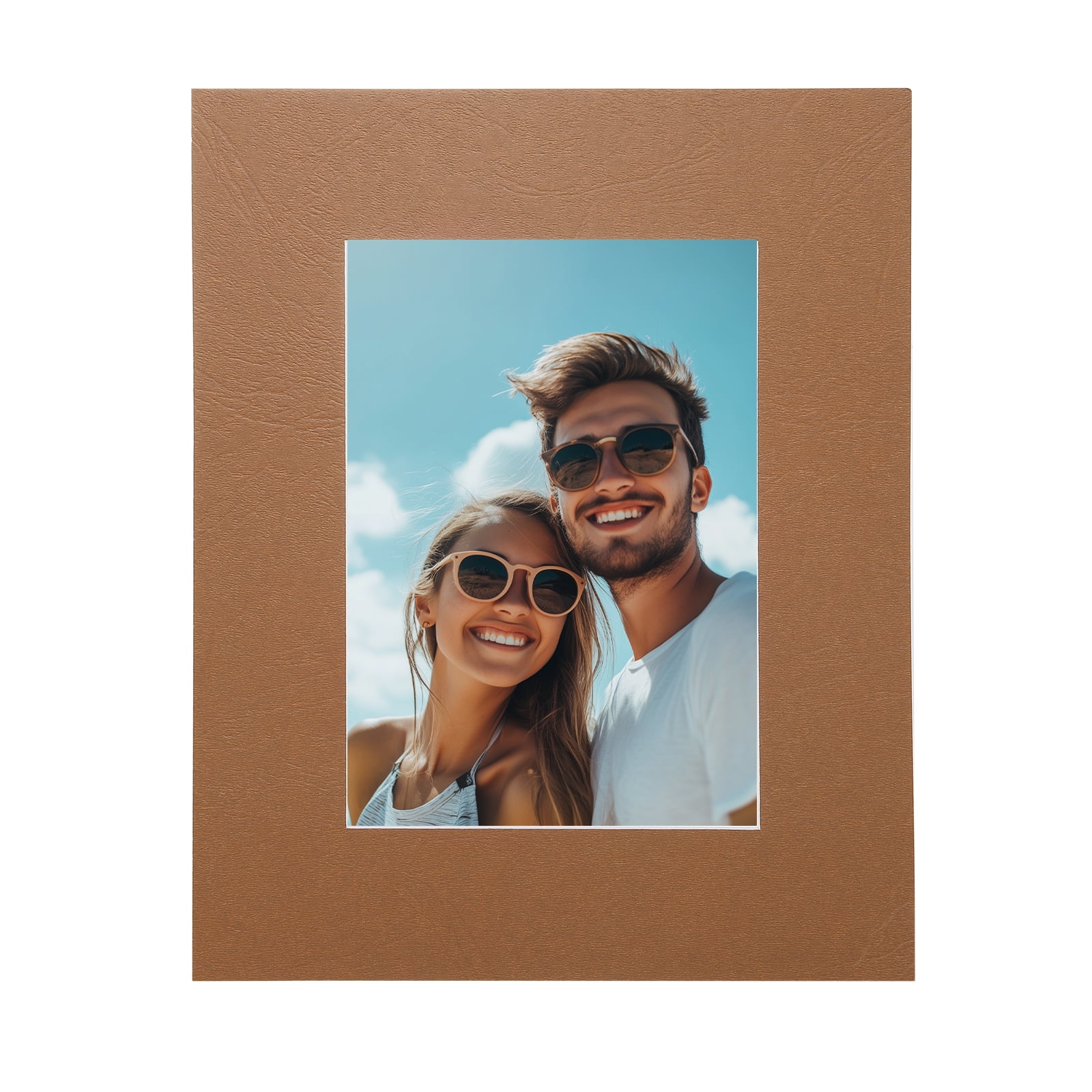 Picture Mats, 8x10 Mat Board Center Frame Mattes with Backing, Dark ...