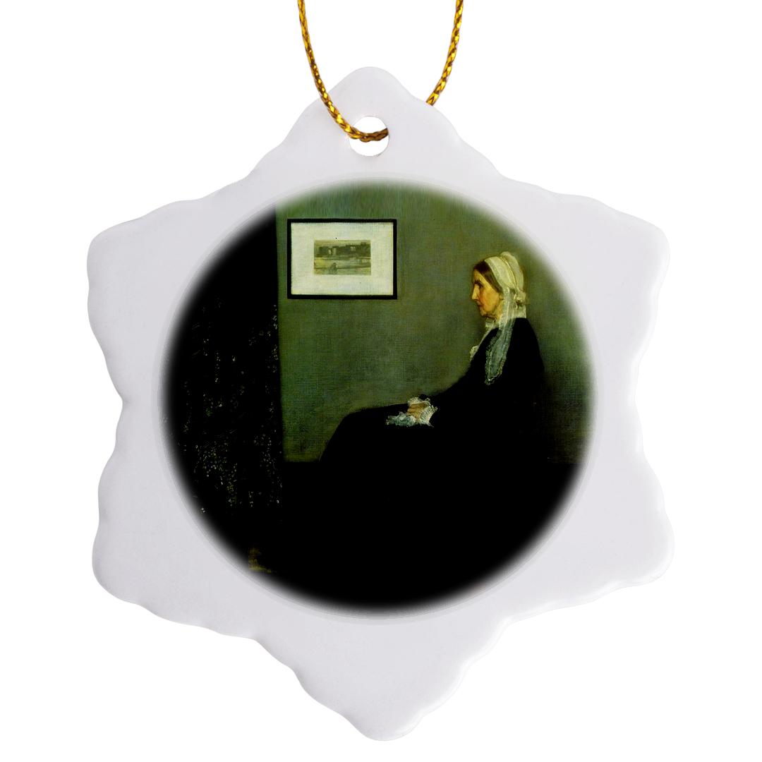3drose, Picture of Very Famous 1872 Painting Whistlers Mother, 3 inch ...