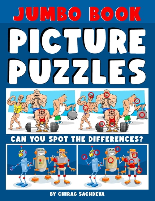 Picture Puzzles Jumbo Book of Picture Puzzles: Picture Puzzle Spot the ...