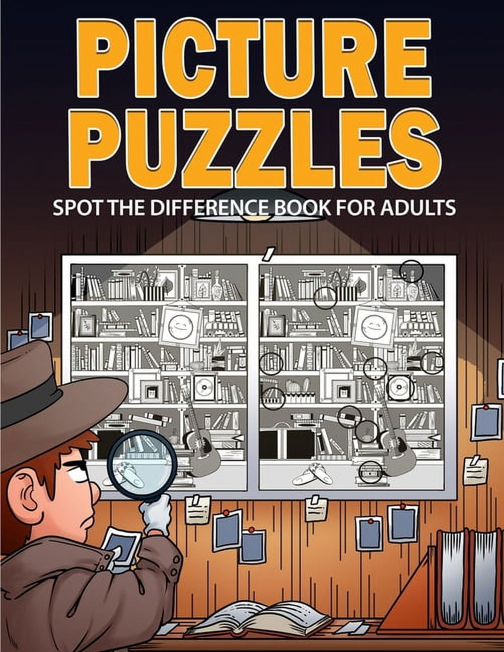 Picture Puzzles: Spot the Difference Book for Adults (Paperback ...