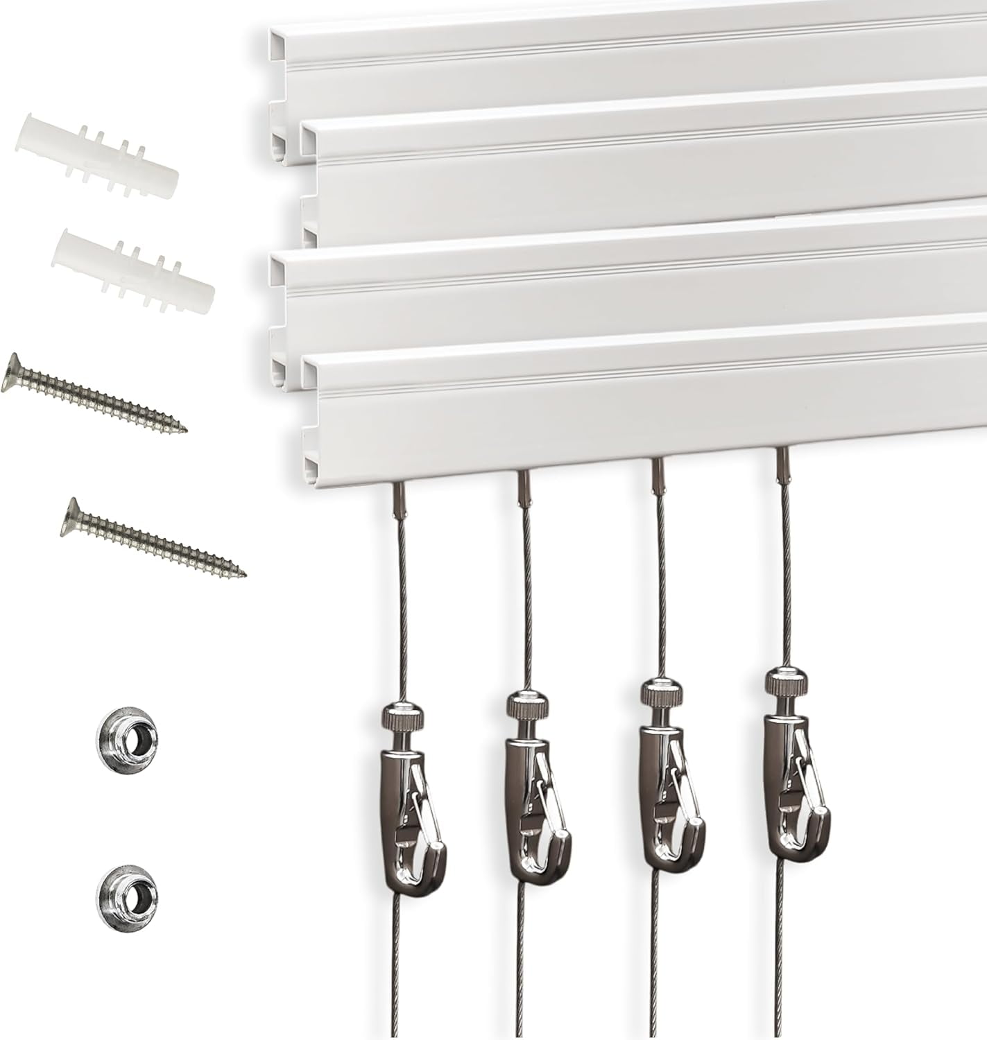 Picture Rail Hanging System- Innovative Art Hanging Rail System ...