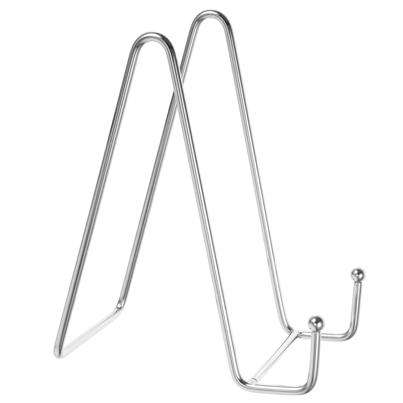 Picture Stands Display Wrought Iron Plate Bracket Signs Office Silver ...