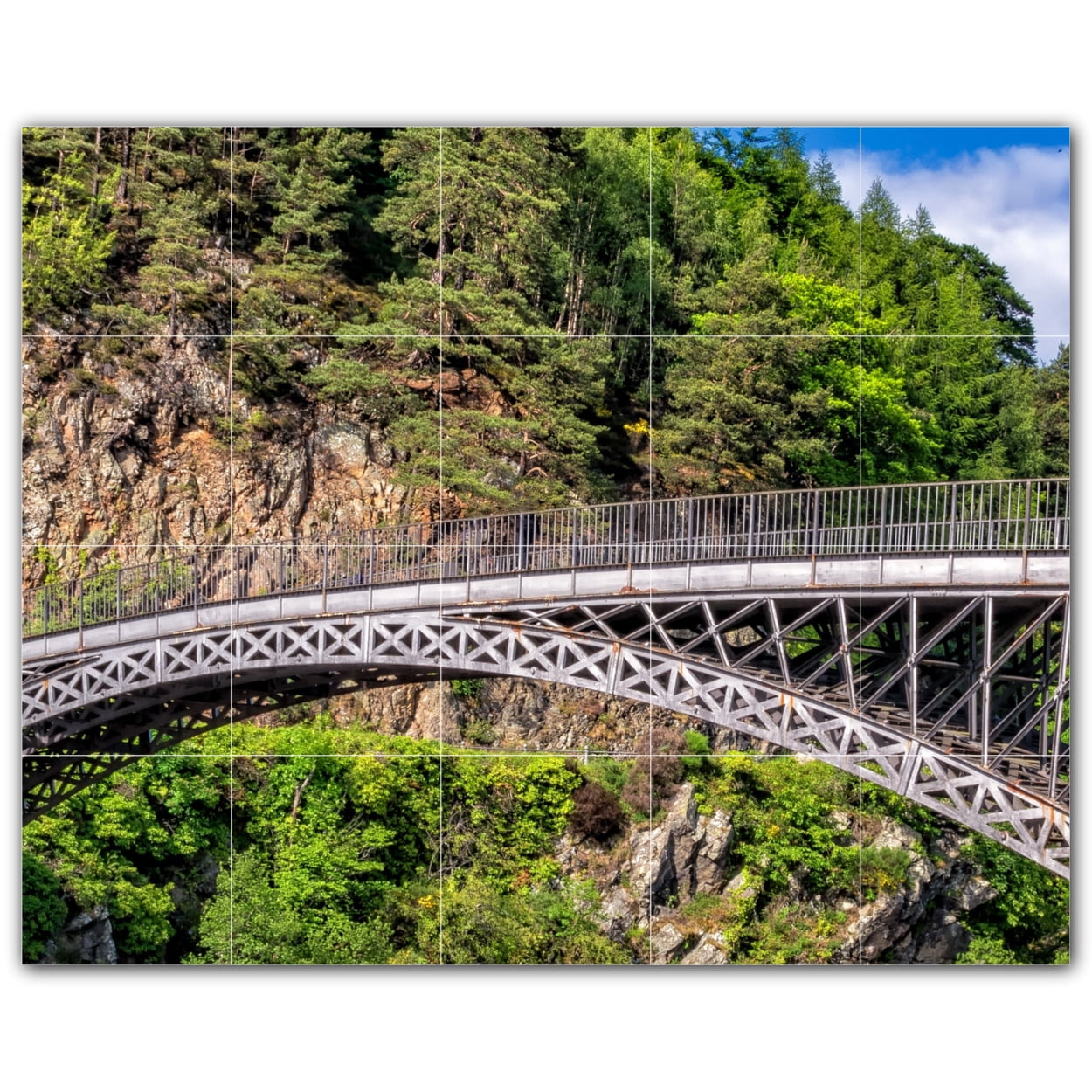 Picture-Tiles.com: Bridge Ceramic Tile Wall Mural WAL500267-54XL. 60"W ...