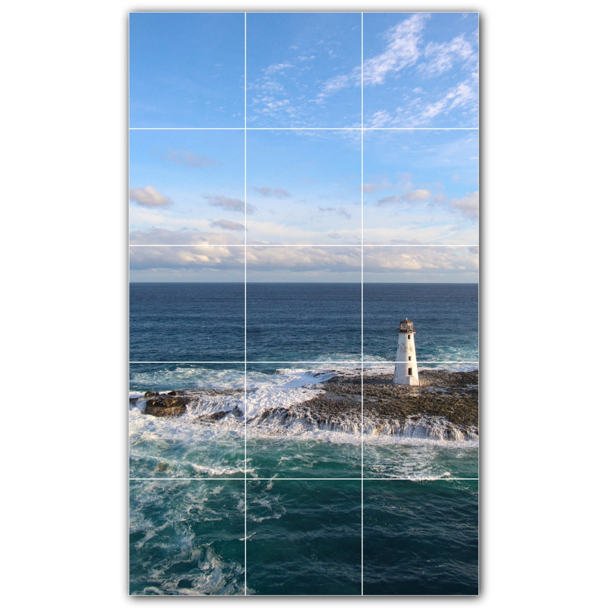 Picture-Tiles.com: Lighthouse Ceramic Tile Wall Mural WAL500823-35S. 12 ...