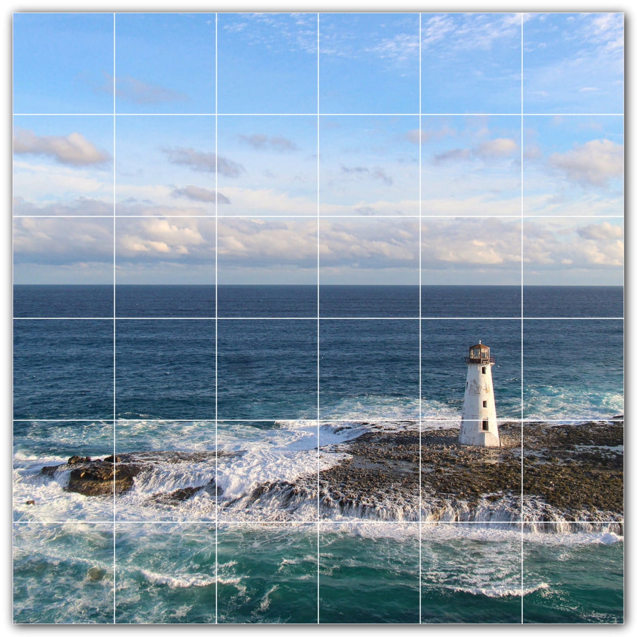 Picture-Tiles.com: Lighthouse Ceramic Tile Wall Mural WAL500823-66M. 36 ...
