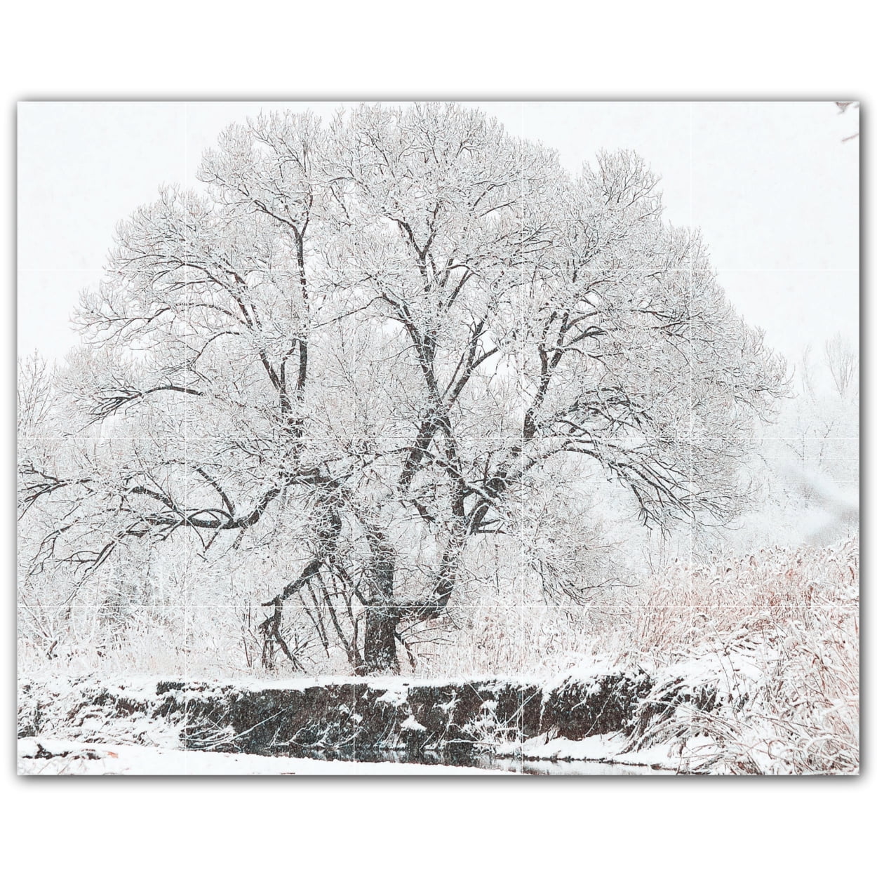 Picture-Tiles.com: Winter Ceramic Tile Wall Mural WAL501227-54XL. 60"W ...