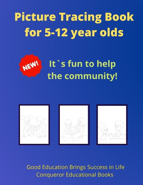 Picture Tracing Book for 5-12 year olds : 30 Pages of High Quality ...