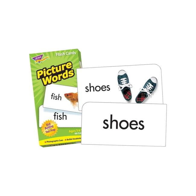 Picture Words Flash Cards - 96 per Pack - Pack of 3 - Walmart.com