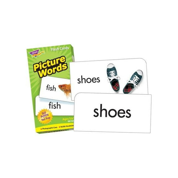 Picture Words Flash Cards - 96 per Pack - Pack of 3 - Walmart.com