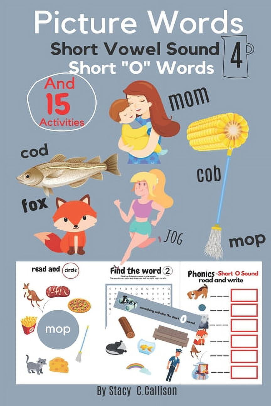 Picture Words : Short Vowel Sound vol.4 Short "O" Words And 15 ...