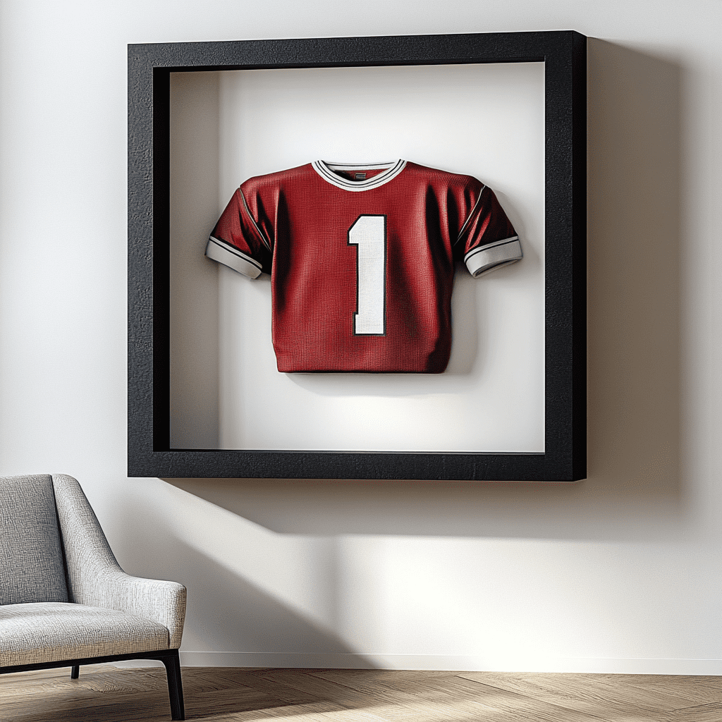 Picture frame for shirt display Jersey - Shadow Box Frame 30x40 ...