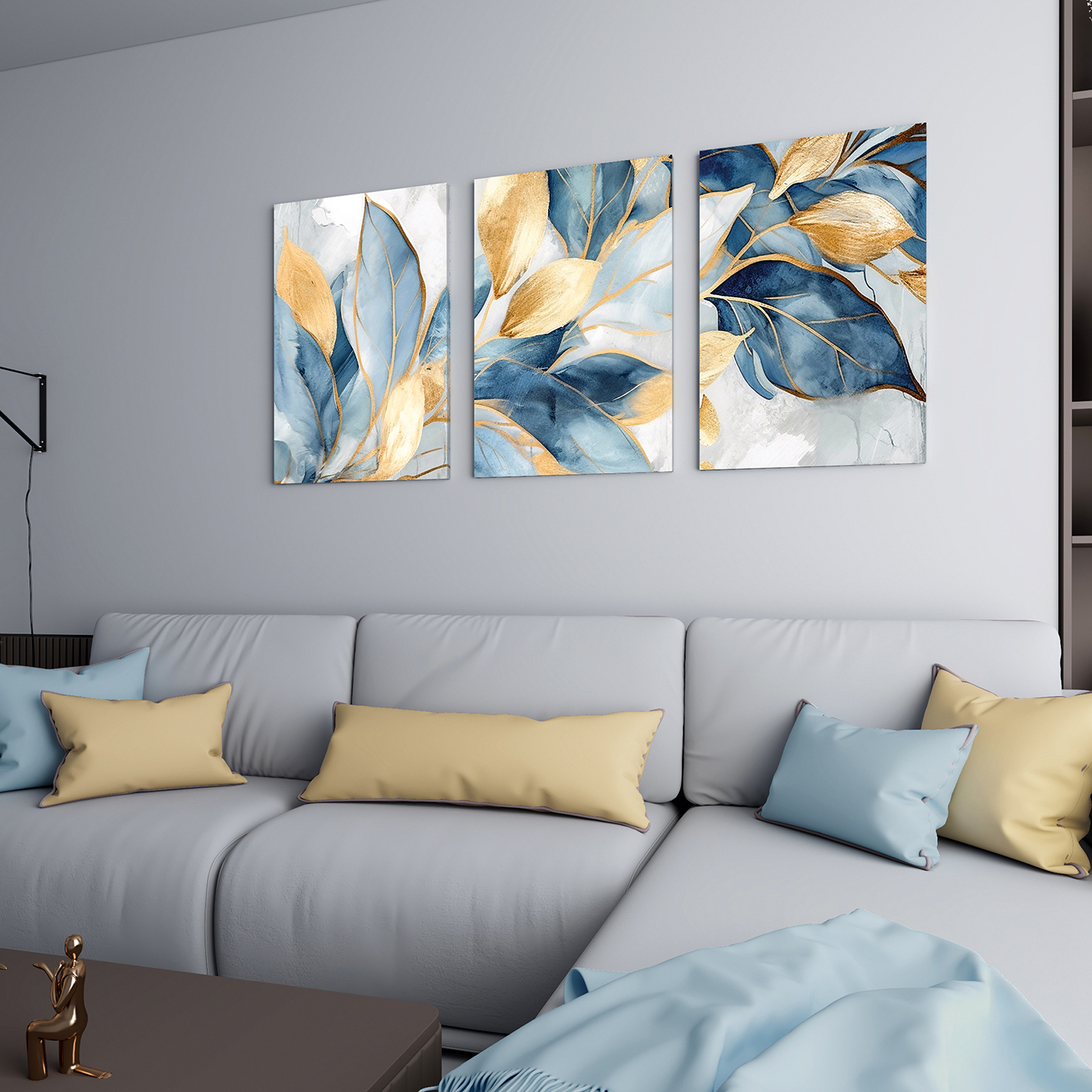 Masterpiece Art Gallery Birch On Blue Soft Mystical Forest By Nan ...