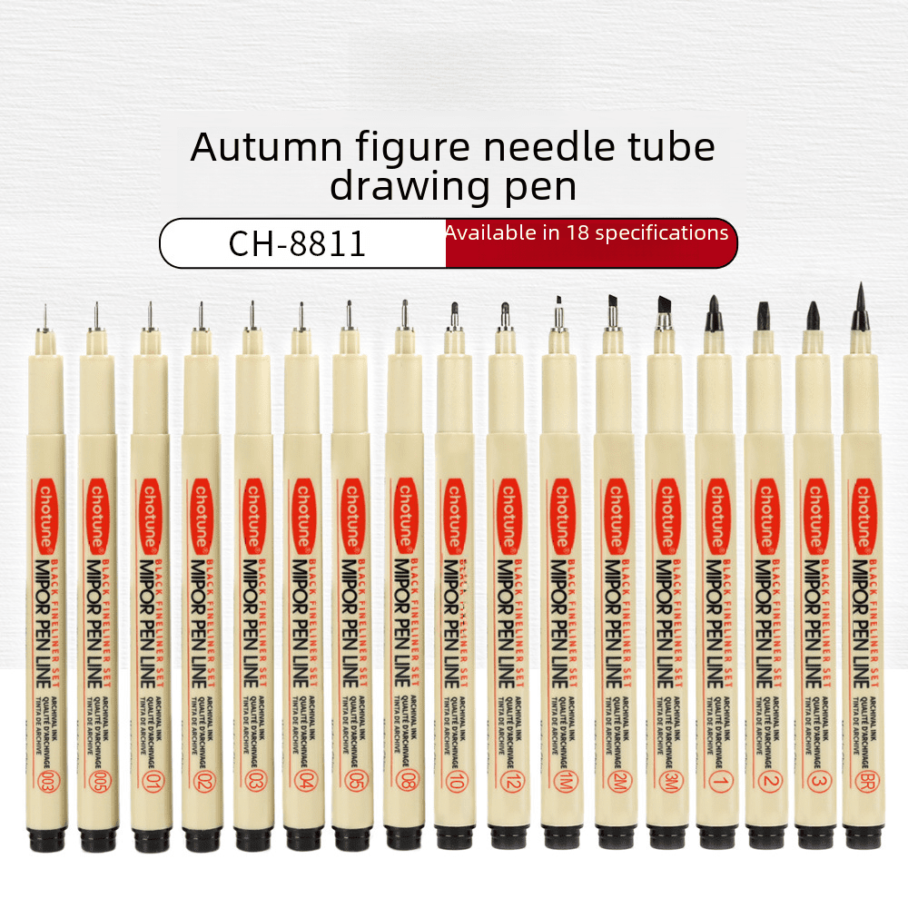 Picture waterproof needle pen Art architectural design Hook pen ...