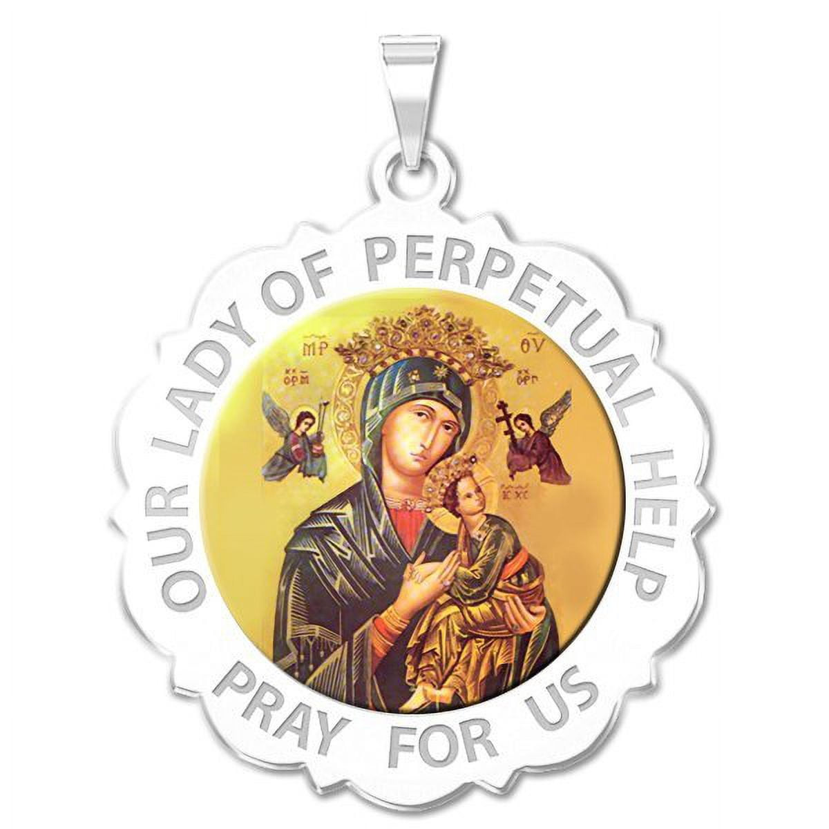 PicturesOnGold.com Our Lady Perpetual Help Religious Necklace Pendants ...