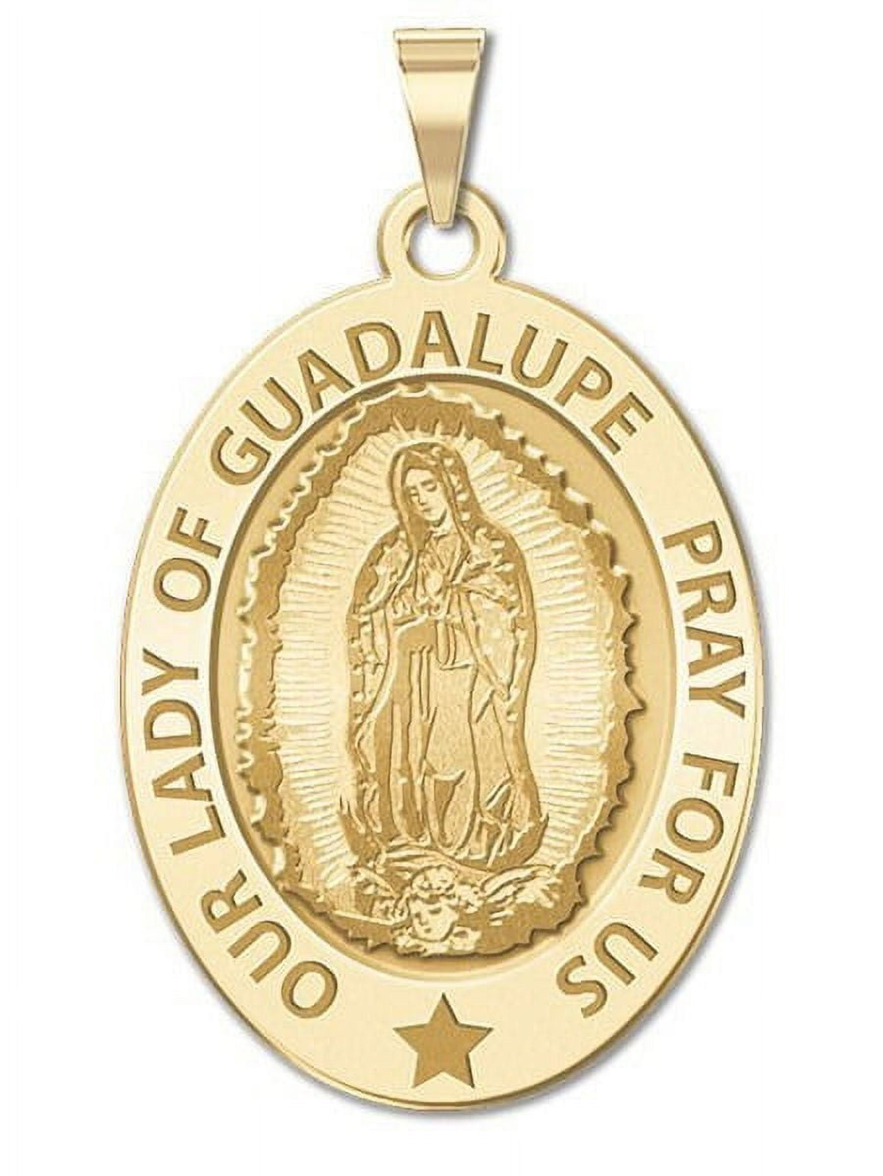 PicturesOnGold.com Our Lady of Guadalupe Religious Medal Oval Female ...