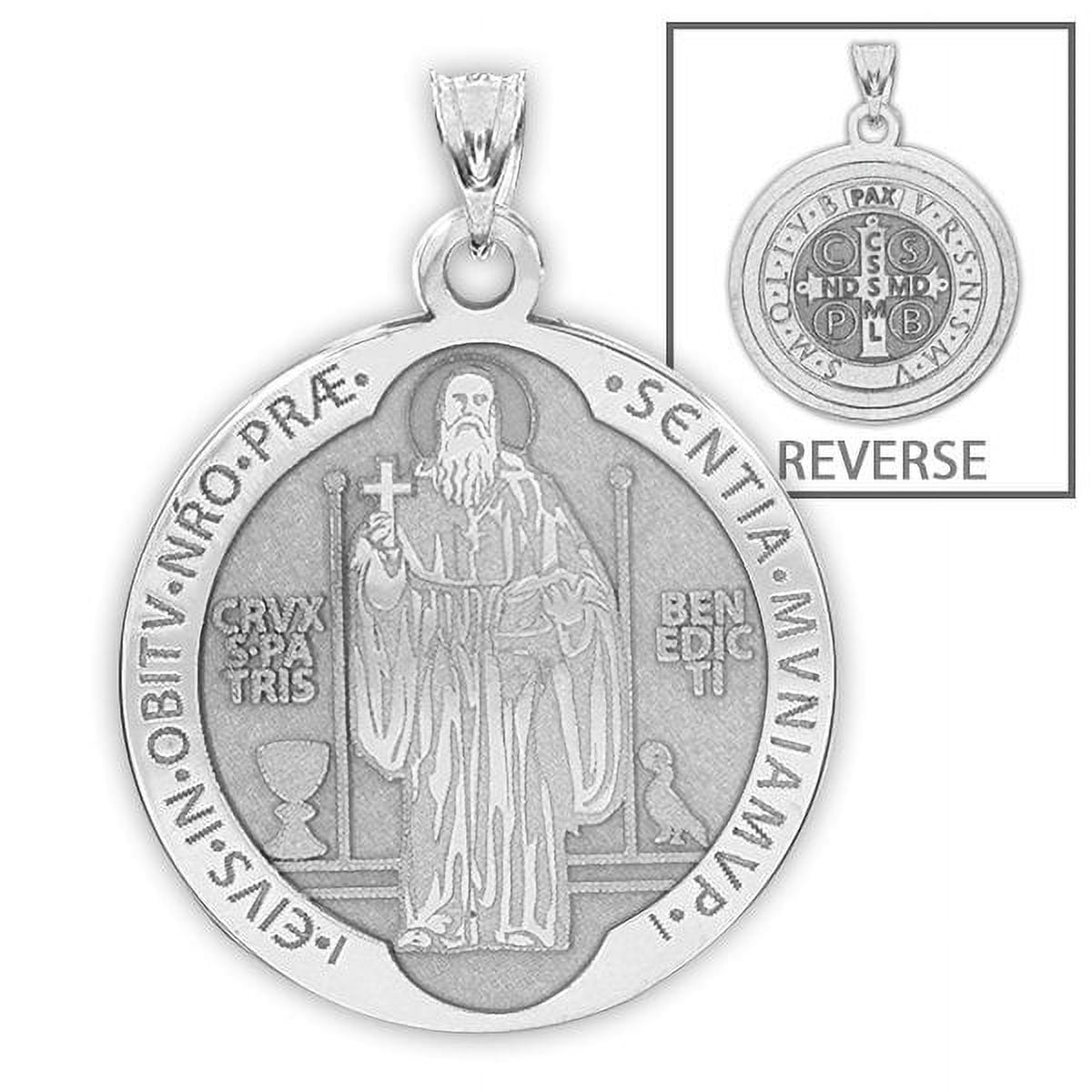 PicturesOnGold.com Saint Benedict Religious Medal Female Adult - 2/3 ...