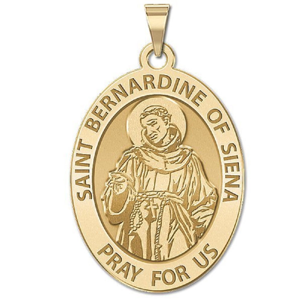 PicturesOnGold.com Saint Bernadine of Siena Religious Medal Female ...