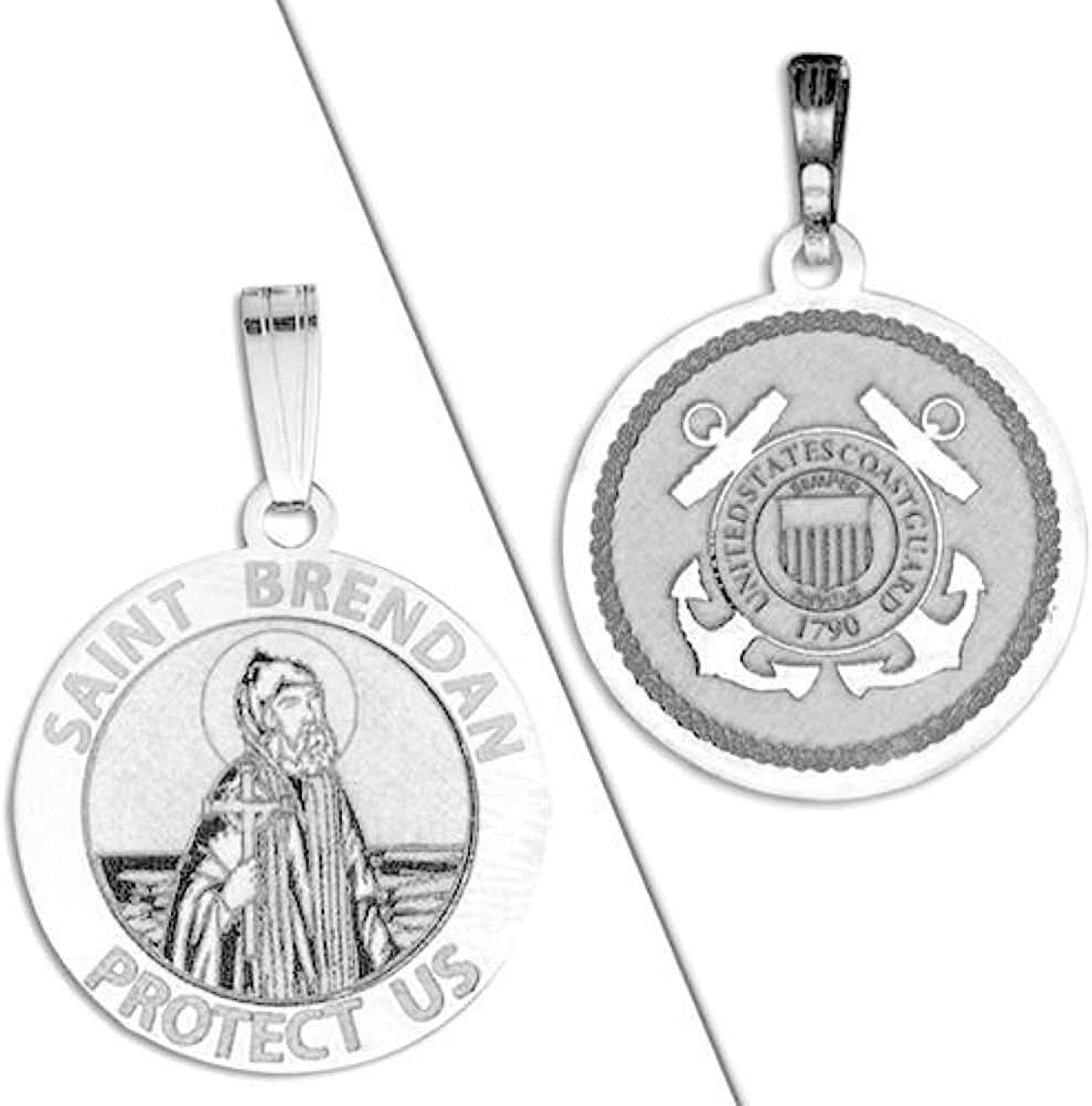 PicturesOnGold.com Saint Brendan Doubledside Guard Religious Medal - 2/ ...