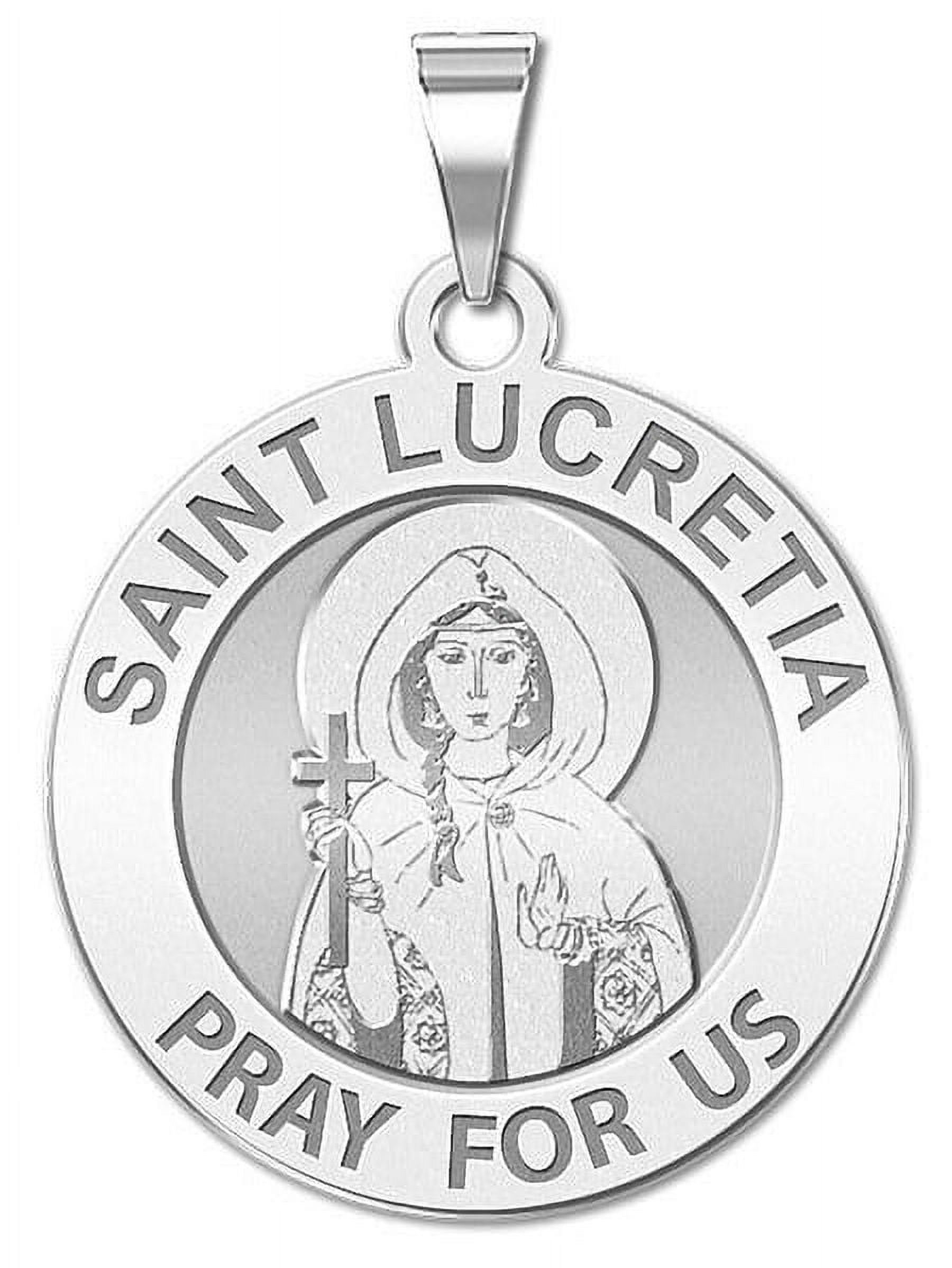 PicturesOnGold.com Saint Lucretia Religious Medal Female Adult - 2/3 ...