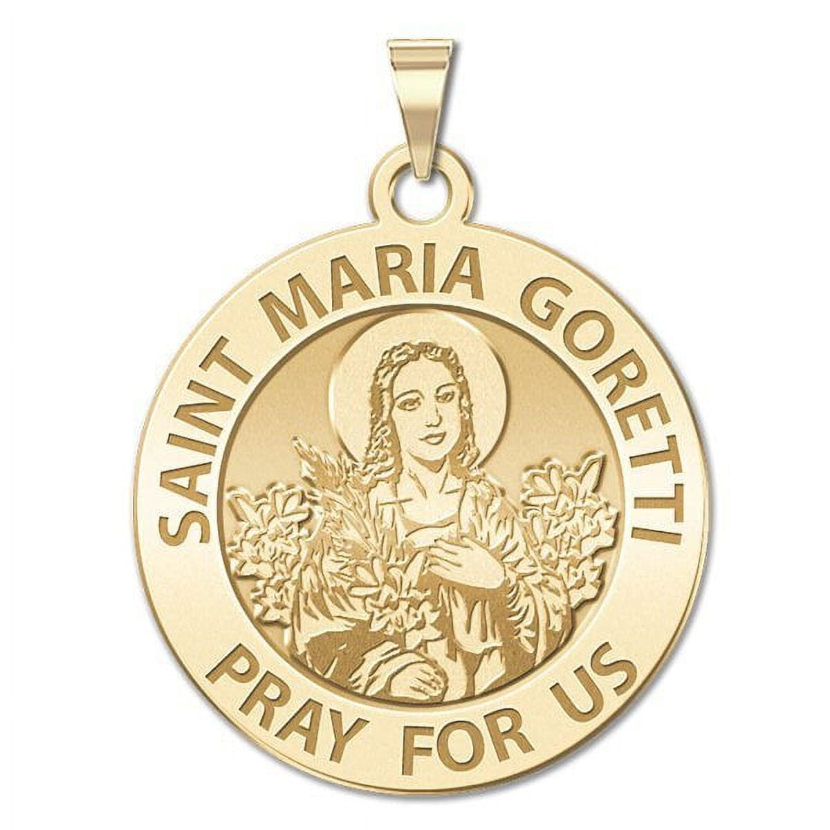 PicturesOnGold.com Saint Maria Goretti Religious Medal Female Adult - 2 ...