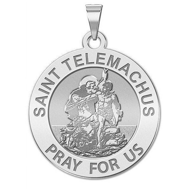 PicturesOnGold.com Saint Telemachus Religious Medal Pandant - 3/4 inch ...