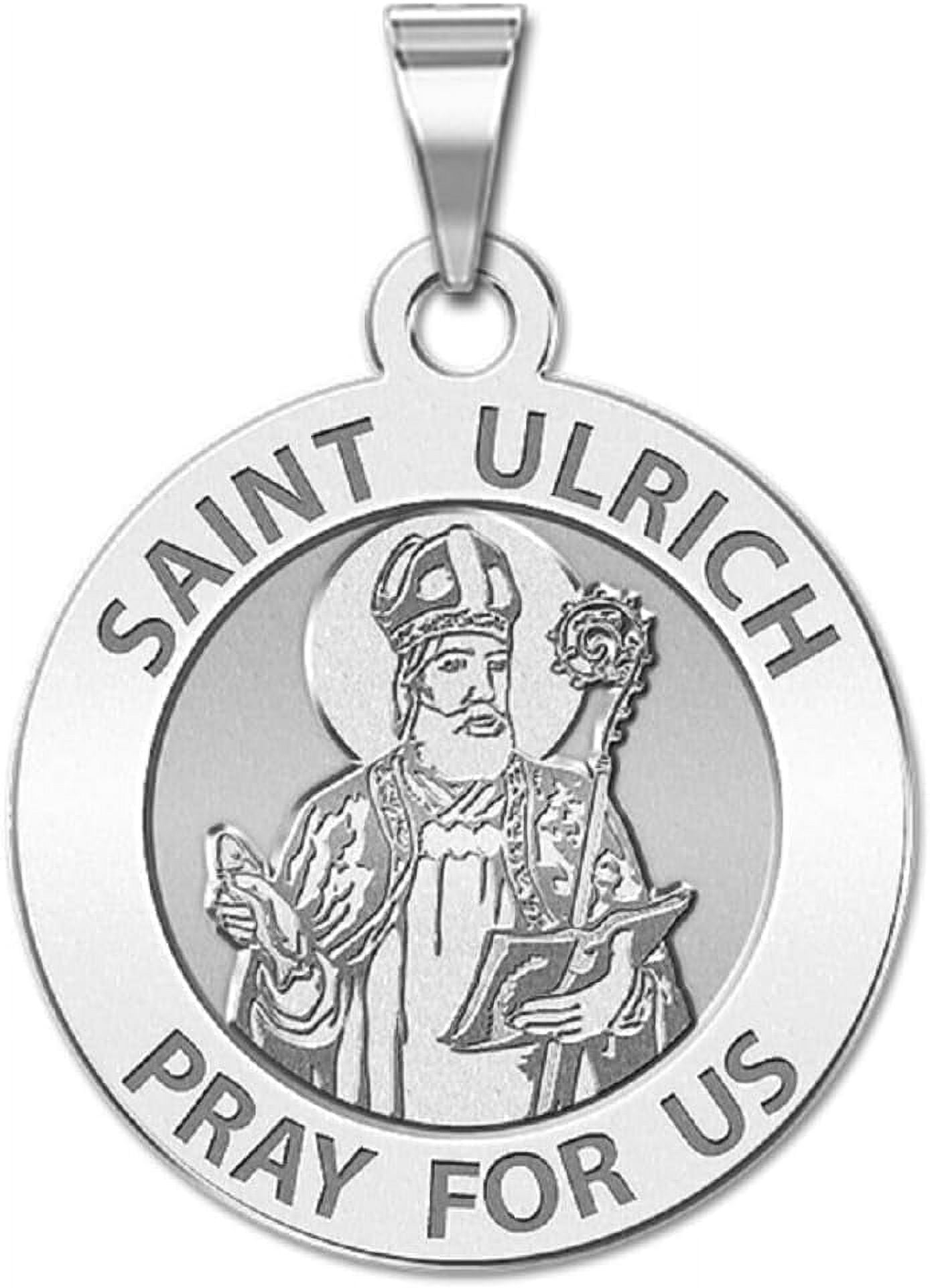 PicturesOnGold.com Saint Ulrich Religious Medal - 2/3 Inch Size of Dime ...