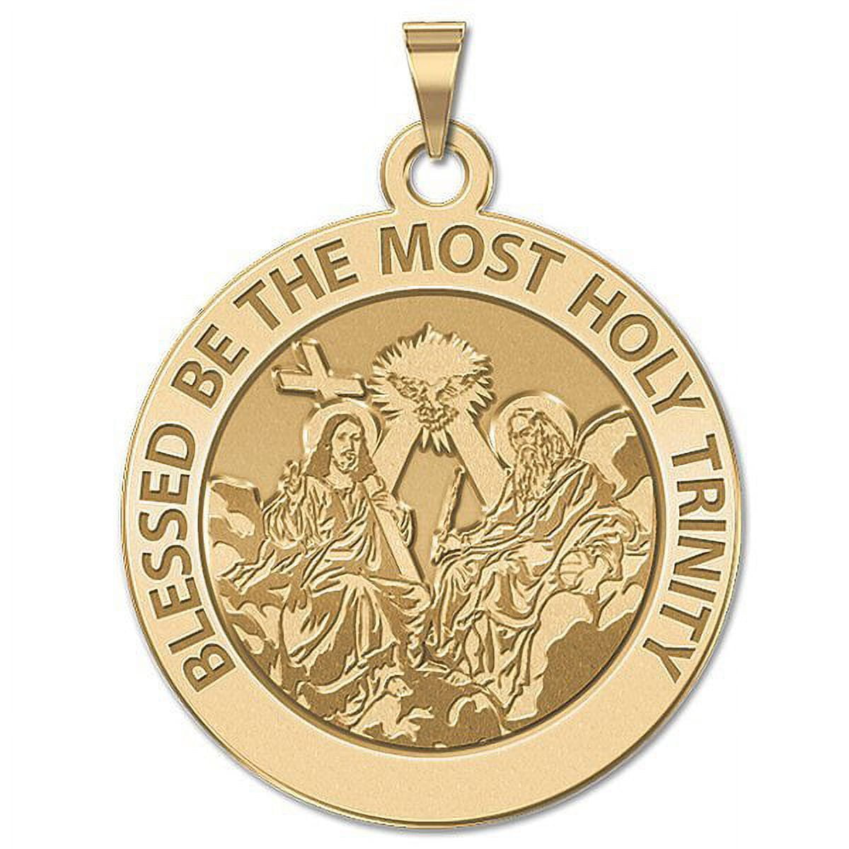 Picturesongold.Com Holy Trinity Religious Medal Necklace Pendants - 2/3 ...