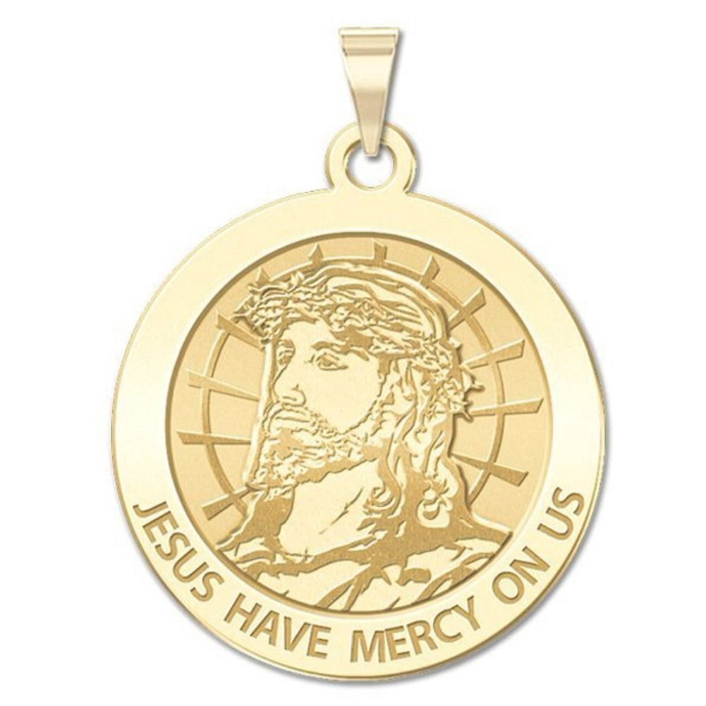 PicturesOnGold.com Jesus Religious Medal - 3/4 inch Size of a Nickel ...