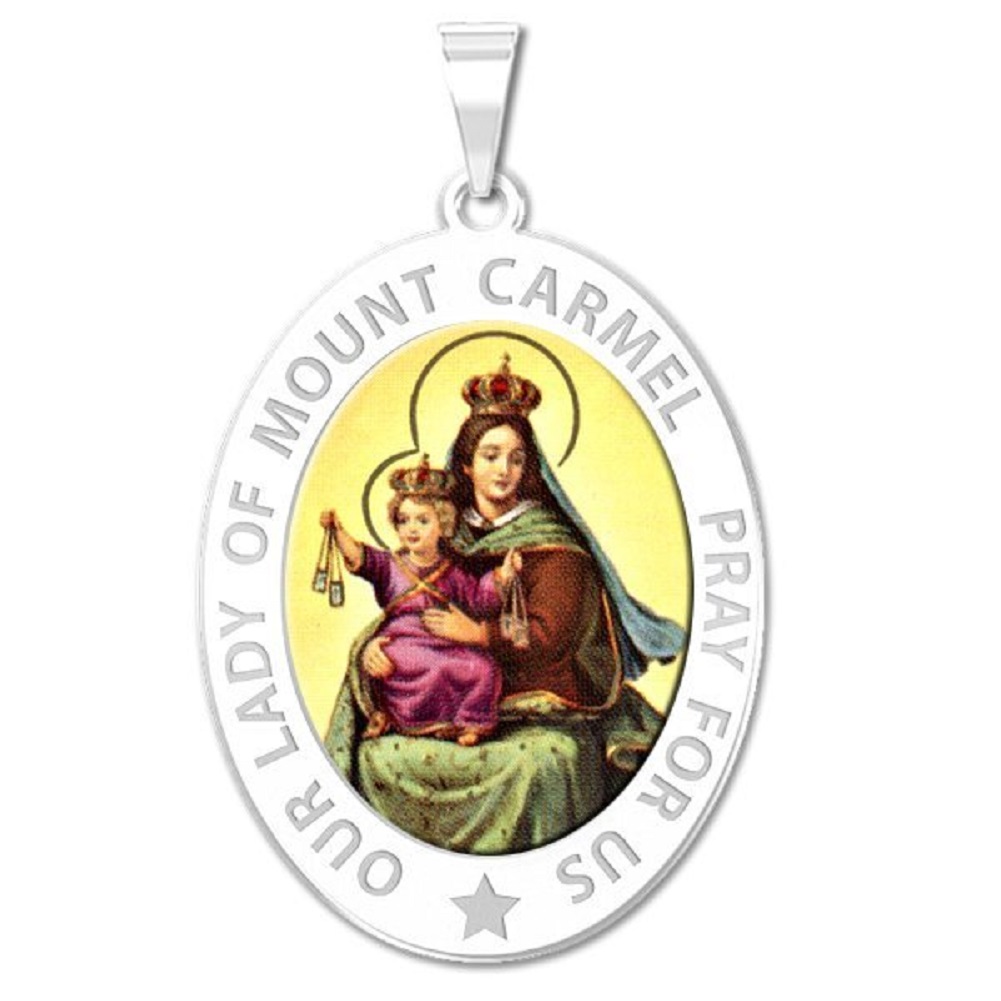 Picturesongold Com Our Lady Of Mount Carmel Religious Medal Female