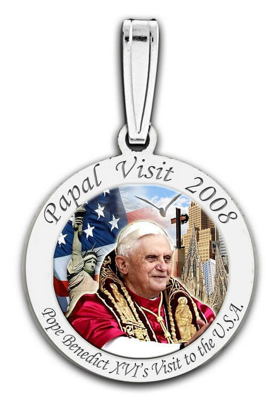 Picturesongold.Com Pope Benedict XVI Religious Medal Necklace Pendants ...