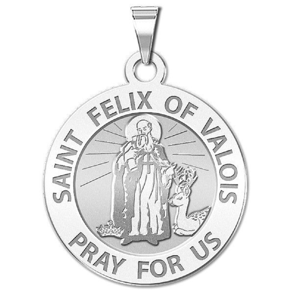 Picturesongold.Com Saint Felix Valois Religious Medal Necklace Pendants ...