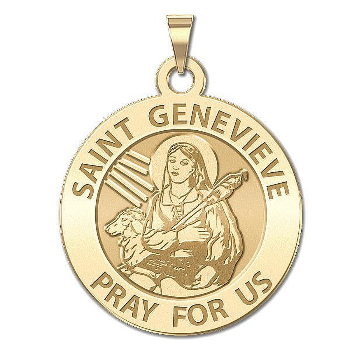 Picturesongold.Com Saint Genevieve Religious Medal - 2/3 inch Size of ...